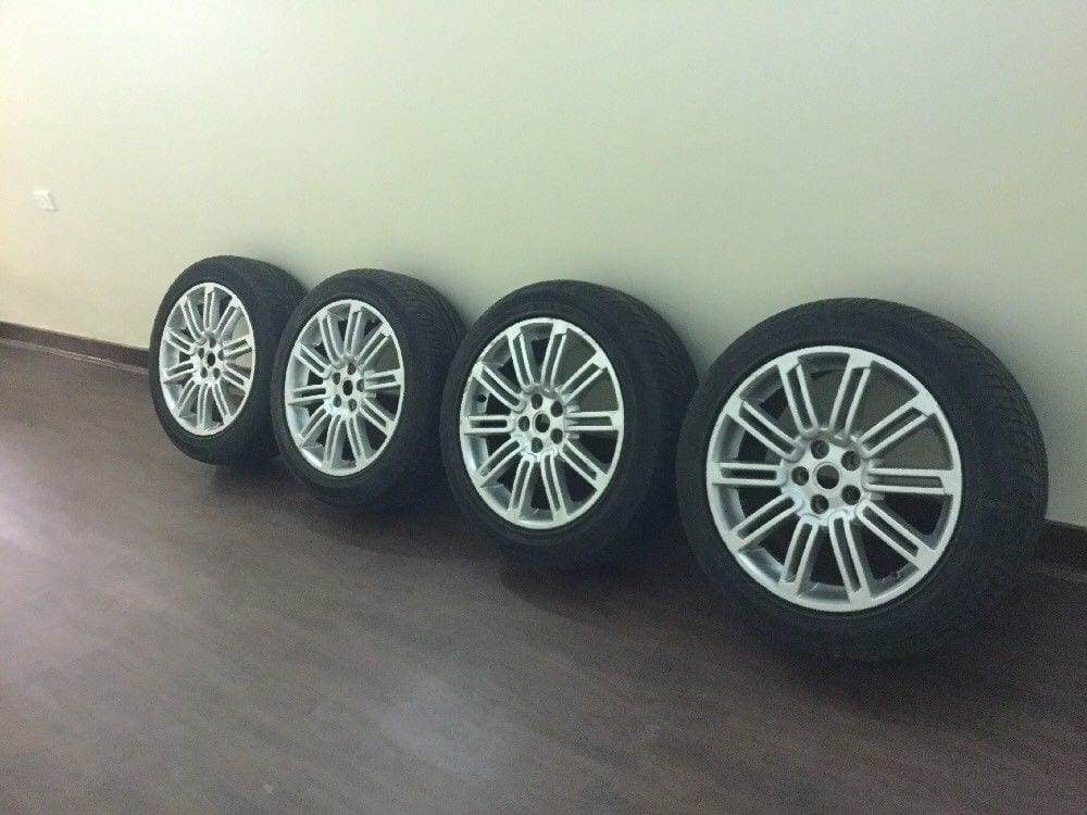 GENUINE LAND ROVER DISCOVERY 4 20" 10 SPLIT SPOKE ALLOY WHEELS- Good ...